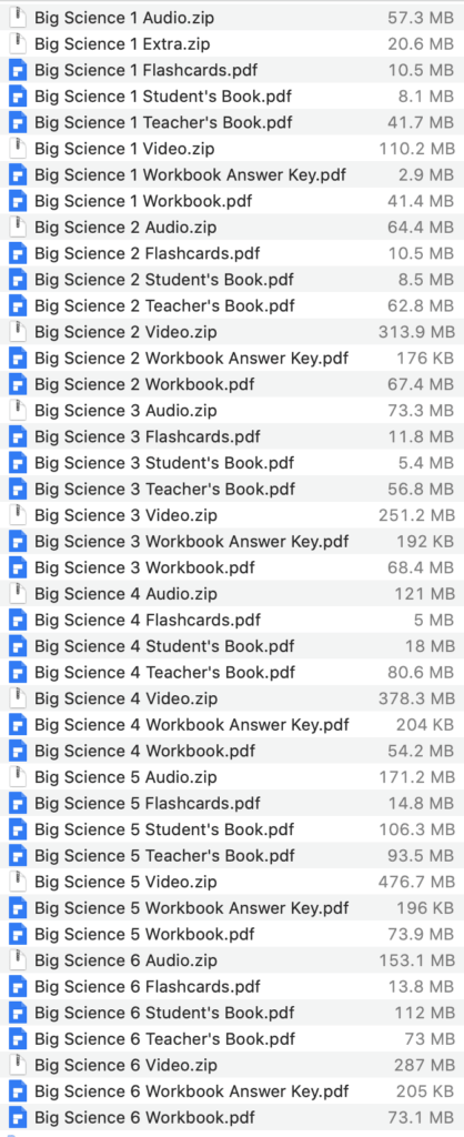 Download Big Science Pdf Active Teach (Pre A1 / B1)