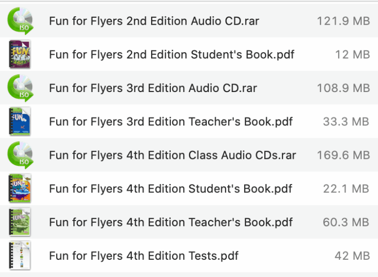 Download Cambridge Fun for Flyers Pdf Presentation Plus