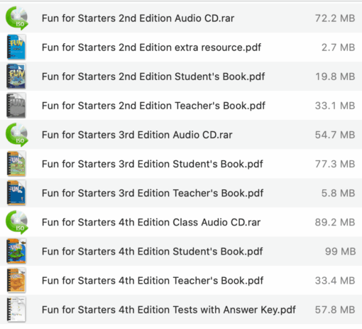 Download Cambridge Fun for Starters Pdf Presentation Plus