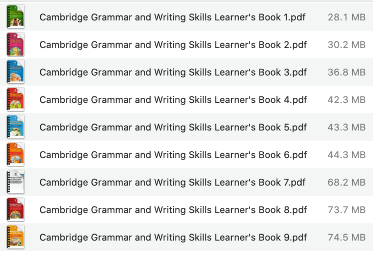 Download Cambridge Grammar and Writing Skills PDF 2021