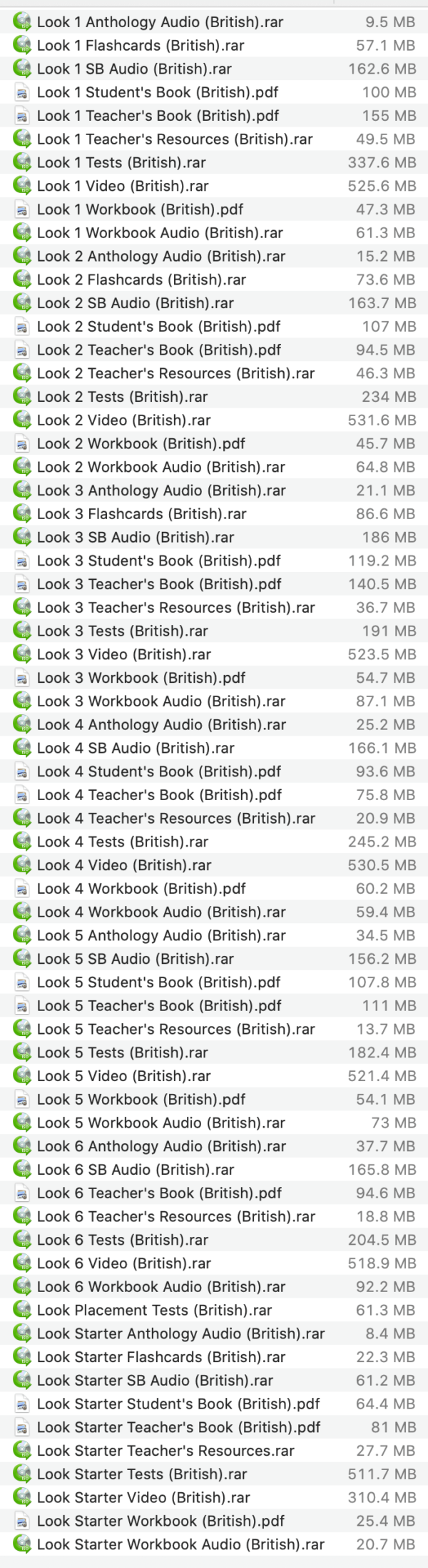 NGL Look Pdf Classroom Presentation Tool (Pre A1 / A2)