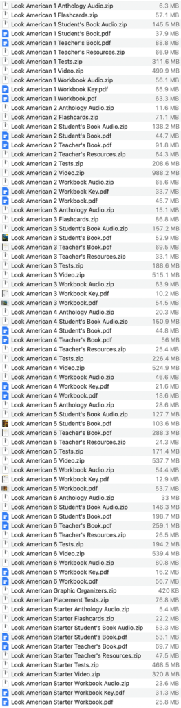 NGL Look Pdf Classroom Presentation Tool (Pre A1 / A2)