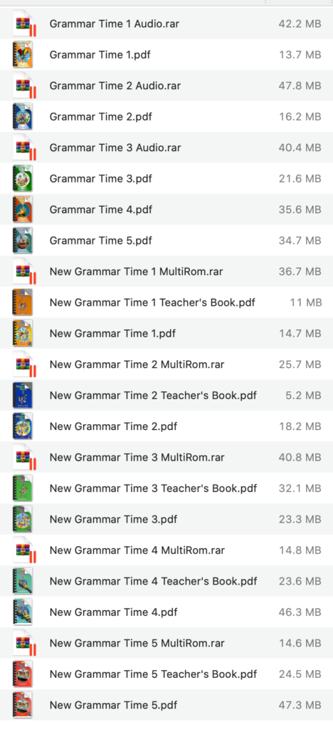 Download Pearson New Grammar Time Pdf (A1 / B1)