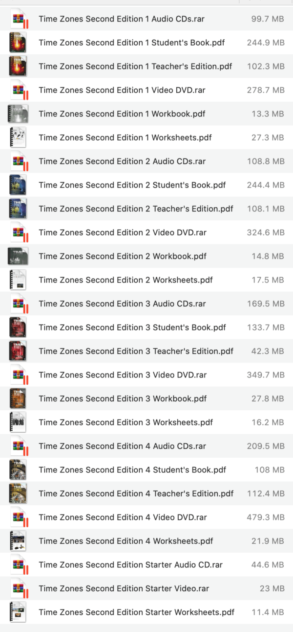 Download NGL Time Zones 2nd Edition Pdf (Pre A1 / B1)