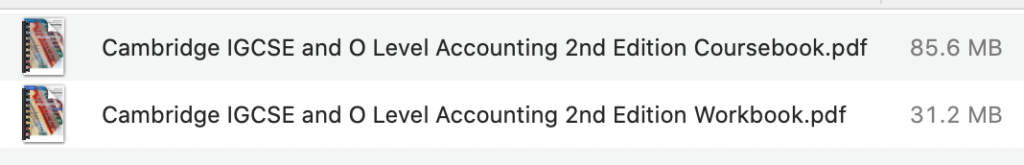 Cambridge IGCSE and O Level Accounting 2nd Edition