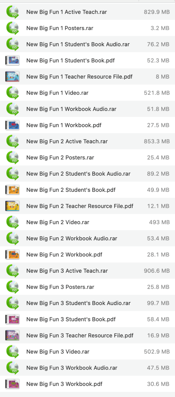 Download Pearson New Big Fun Pdf Active Teach (Pre A1)