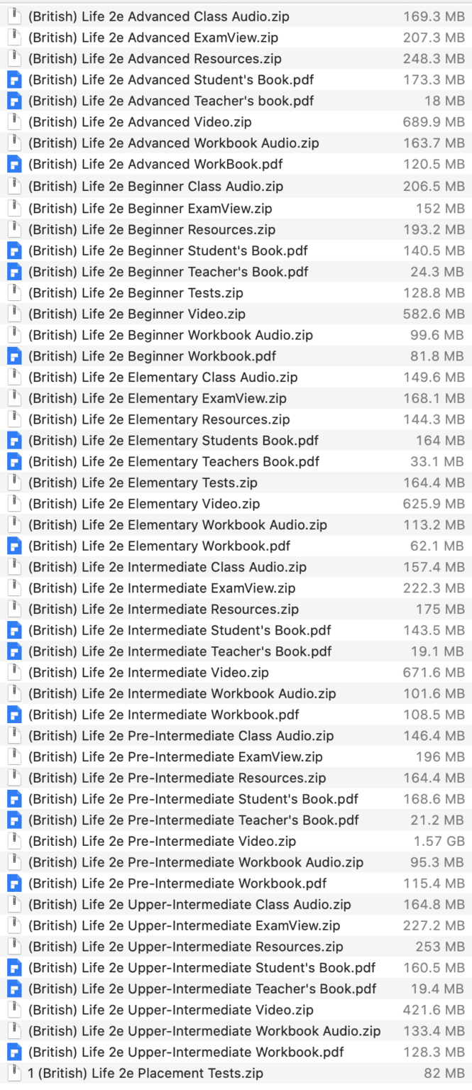 Life 2e Pdf Classroom Presentation Tool AME BRE (A1 / B2)