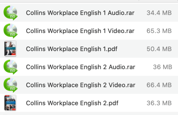 Download Workplace English Pdf Resources (A1 / A2)