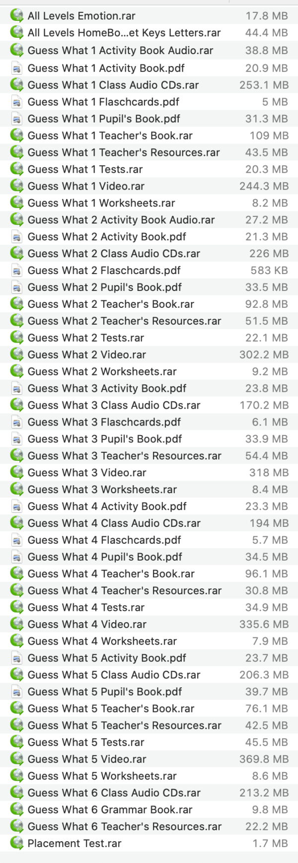 Download Guess What Pdf Presentation Plus (A1 / A2)