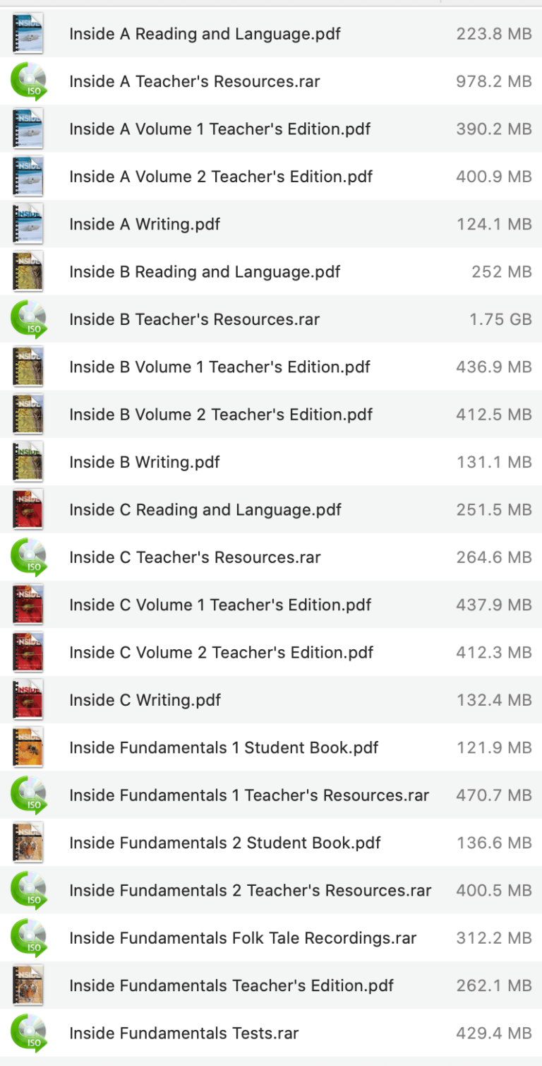 Download NGL Inside Pdf Resources (4 Levels)