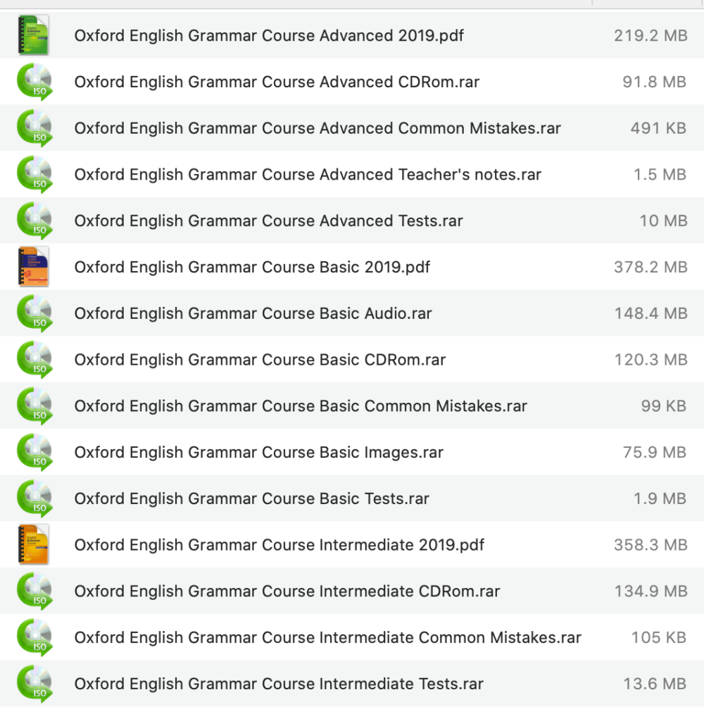Download Oxford English Grammar Course Pdf (A2 / C2)