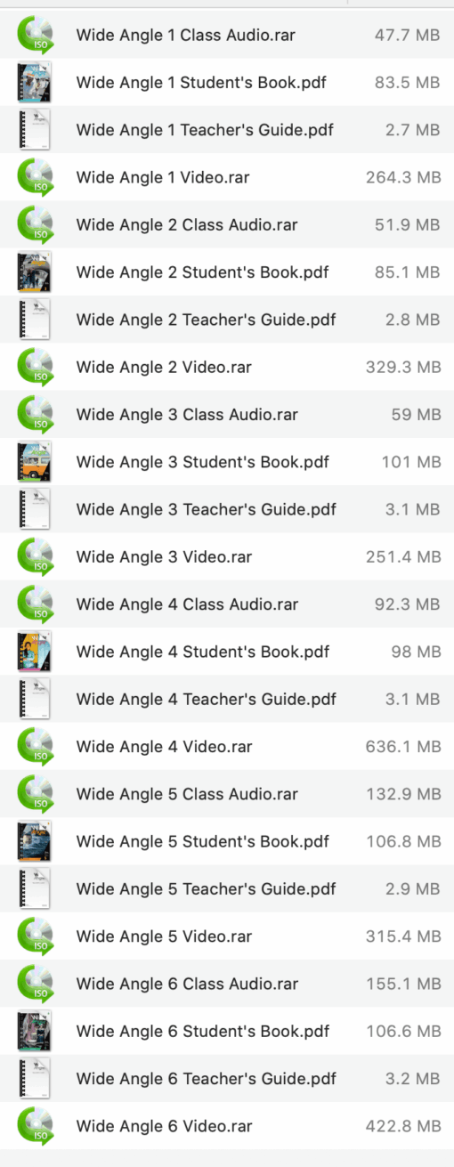 Download Oxford Wide Angle Pdf Resources (A1 / C1)