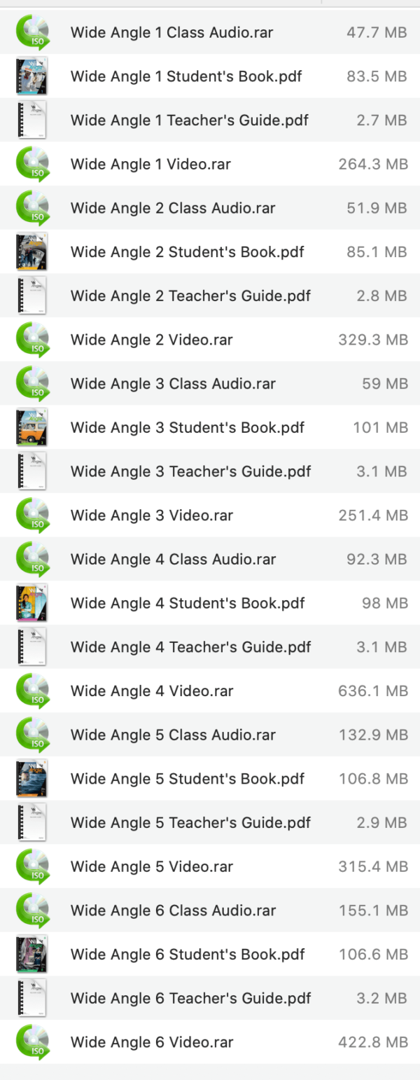 Download Oxford Wide Angle Pdf Resources (A1 / C1)