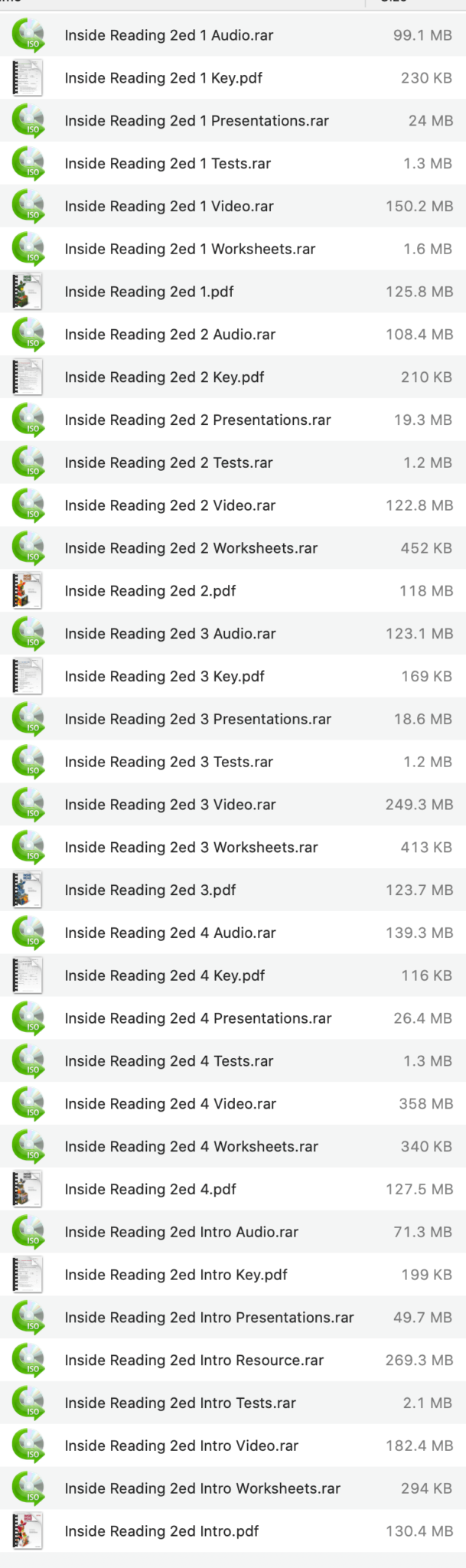 Download Inside Reading 2ed Pdf Resources (A1 / C1)