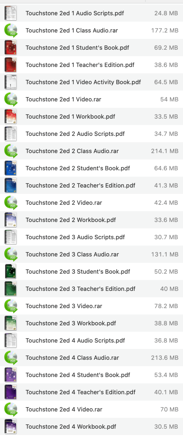 Download Touchstone 2nd Edition Pdf Resources (A1 / B2)