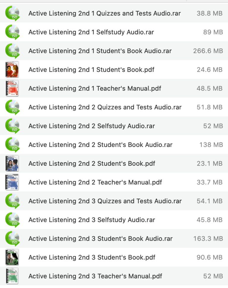 Download Cambridge Active Listening 2nd Edition (A2 / B1)