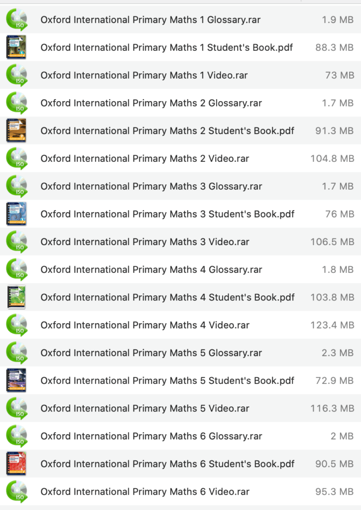 Download Oxford International Primary Maths (6 Levels)