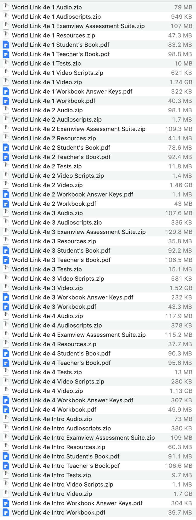 Download NGL World Link Fourth Edition Pdf (A1+ / B2+)