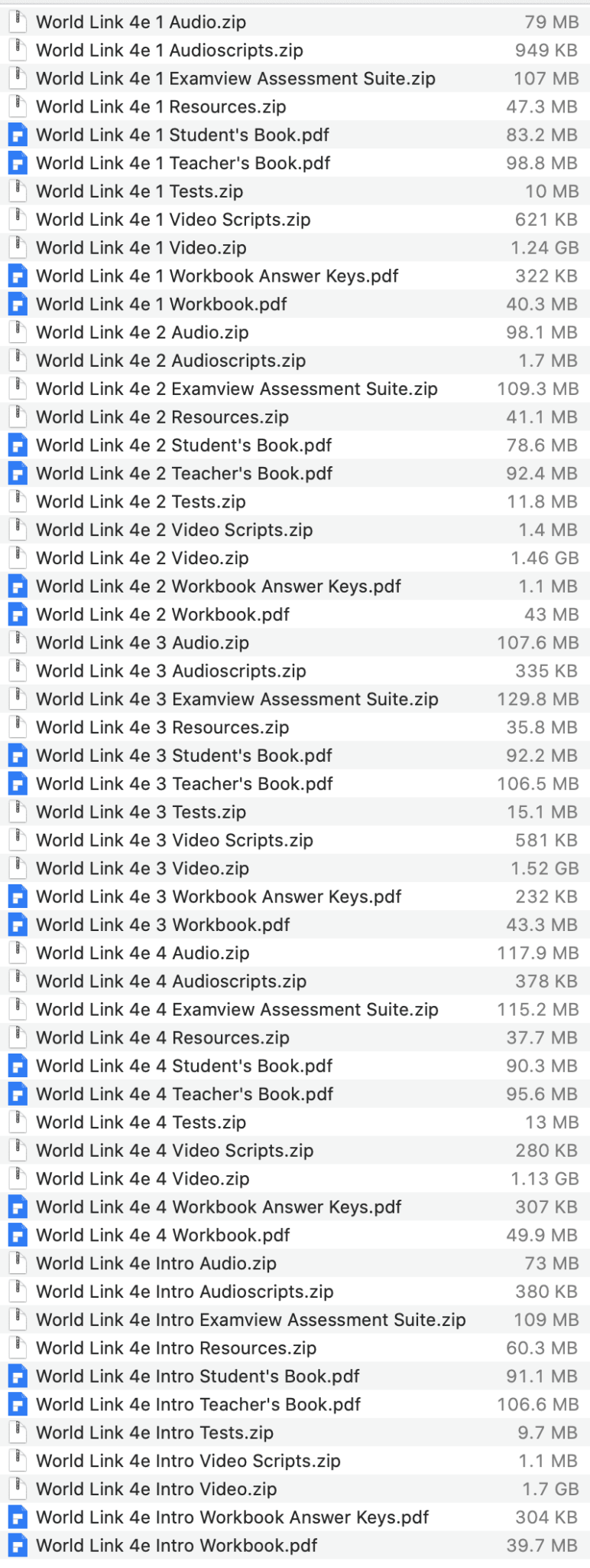 Download NGL World Link Fourth Edition Pdf (A1+ / B2+)