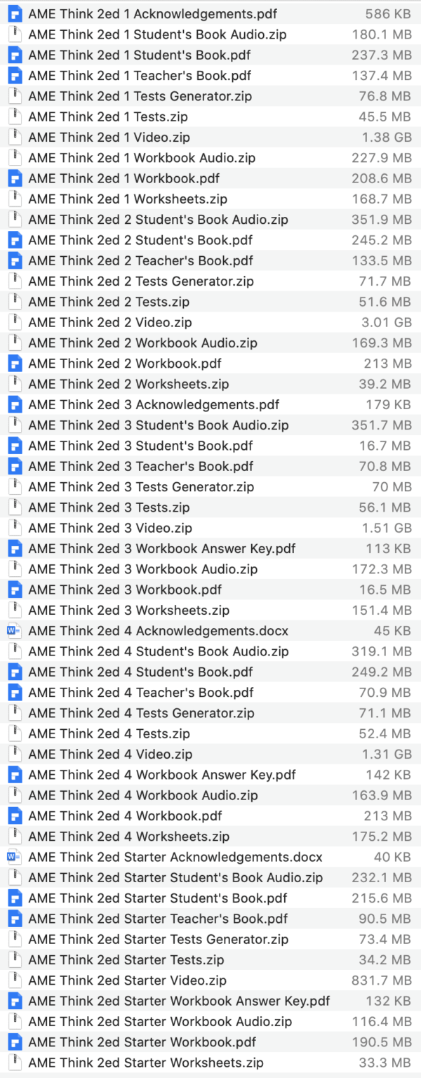 Cambridge Think 2nd Edition Pdf Resources (A1 / C1)