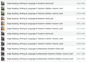 Download Edge Reading Writing & Language (4 Levels)
