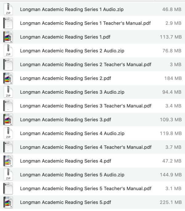 Pearson Longman Academic Reading Series Pdf (A2+ / C1)