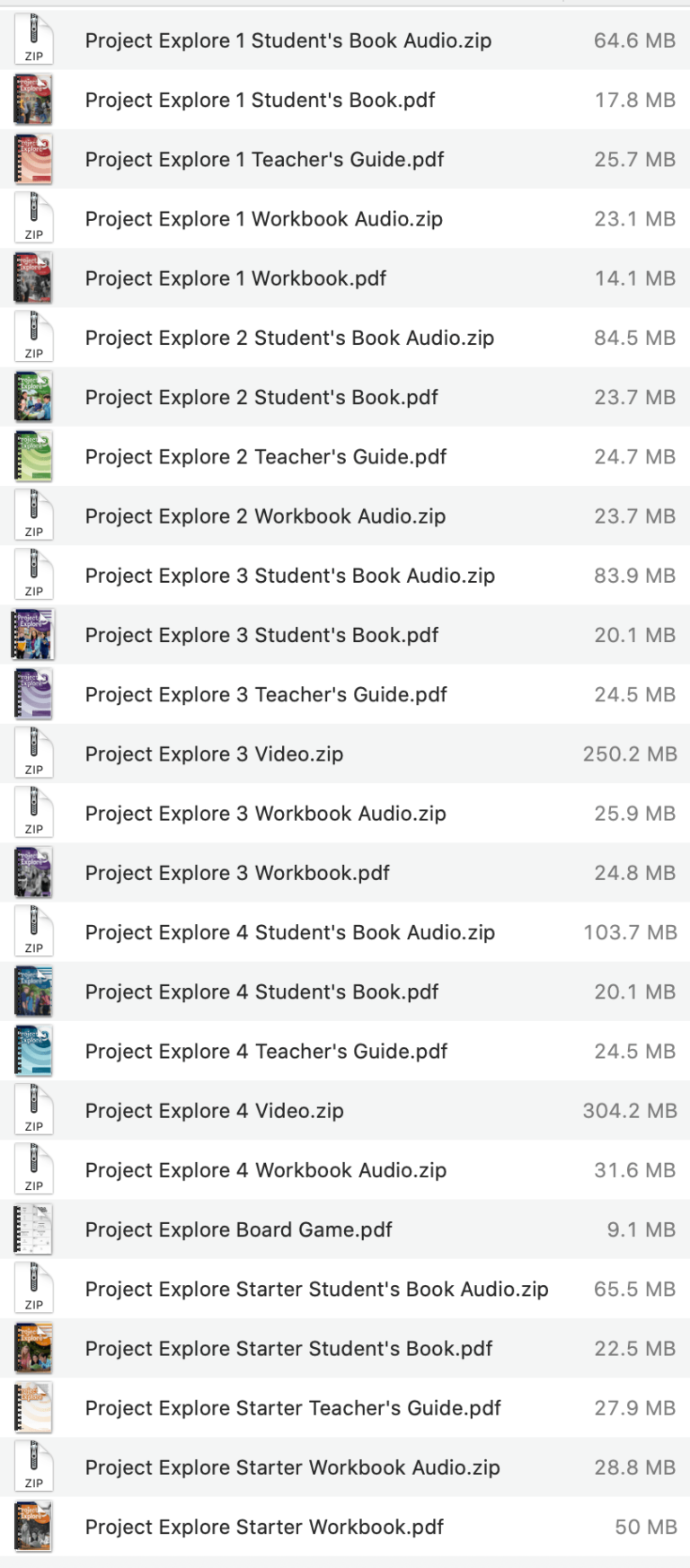 Download Oxford Project Explore Pdf Audio Video (A1 / B1)