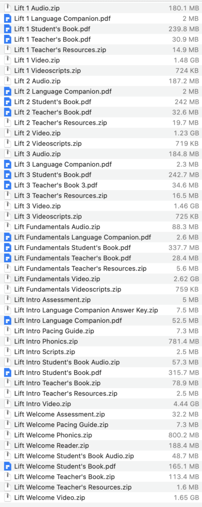 Download NGL Lift Pdf Resources (6 Levels) 2025