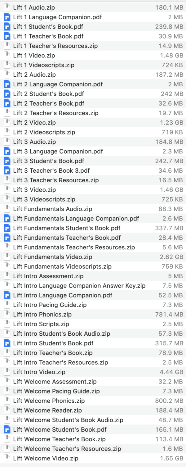 Download NGL Lift Pdf Resources (6 Levels) 2025
