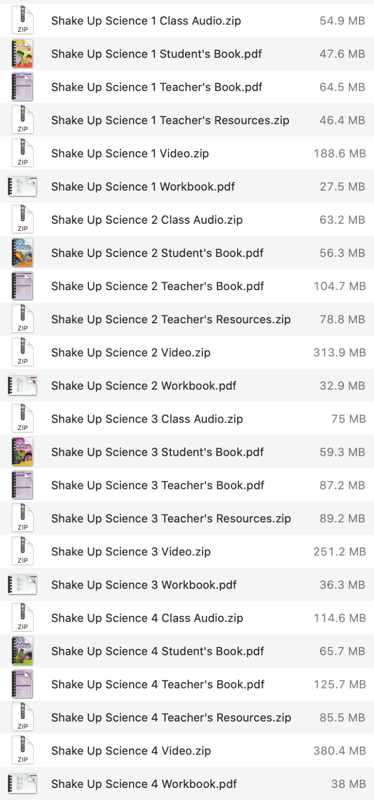 Download Shake Up Science Pdf Active Teach (4 Level)