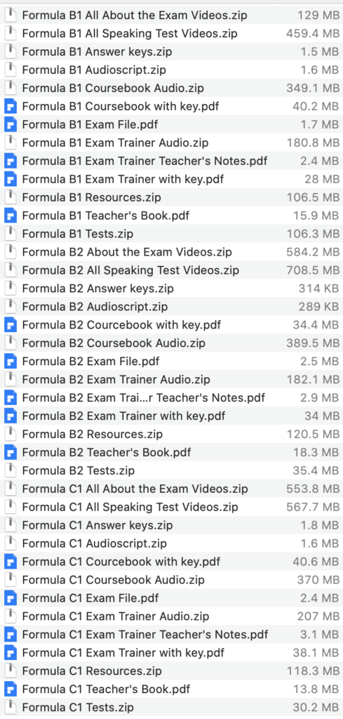 Download Pearson Formula Pdf Audio Video (B1 / C1) 2021