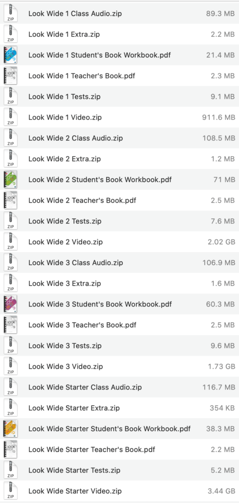 Download Pearson Look Wide Pdf Resources (Pre A1 / A2+)