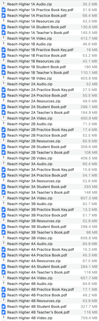 Reach Higher Pdf Classroom Presentation Tool (A1 / B2)