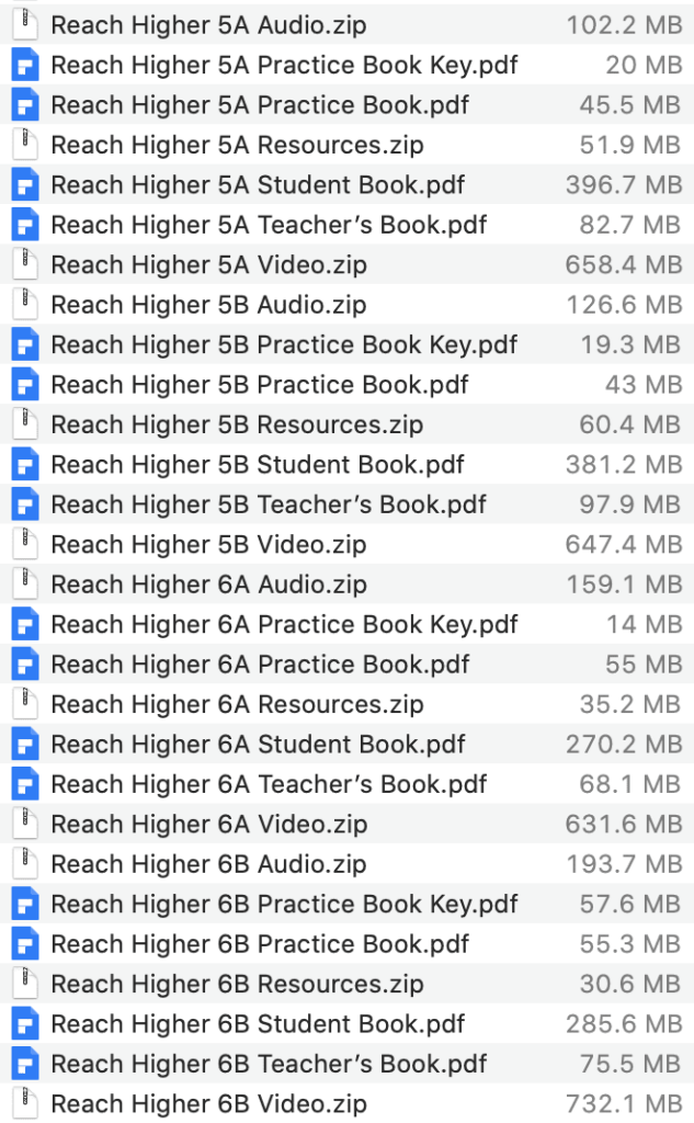 Reach Higher Pdf Classroom Presentation Tool (A1 / B2)