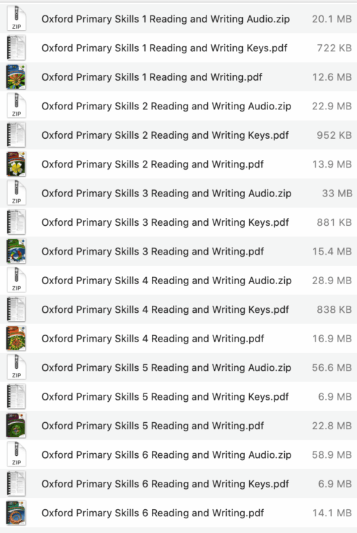 Download Oxford Primary Skills Reading and Writing Pdf