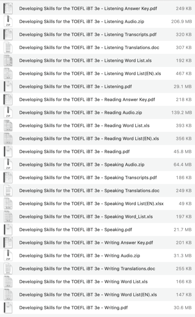 Developing Skills for the TOEFL iBT 3rd Edition (C1)