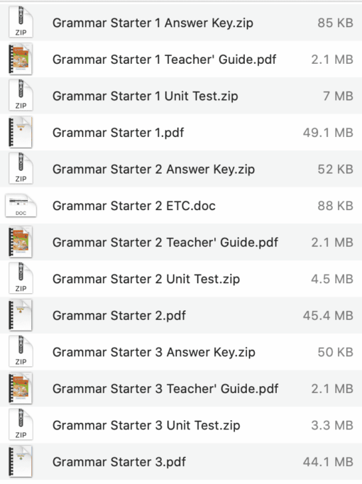 Compass Grammar Starter Pdf Online iTools (Pre A1 / A1+)