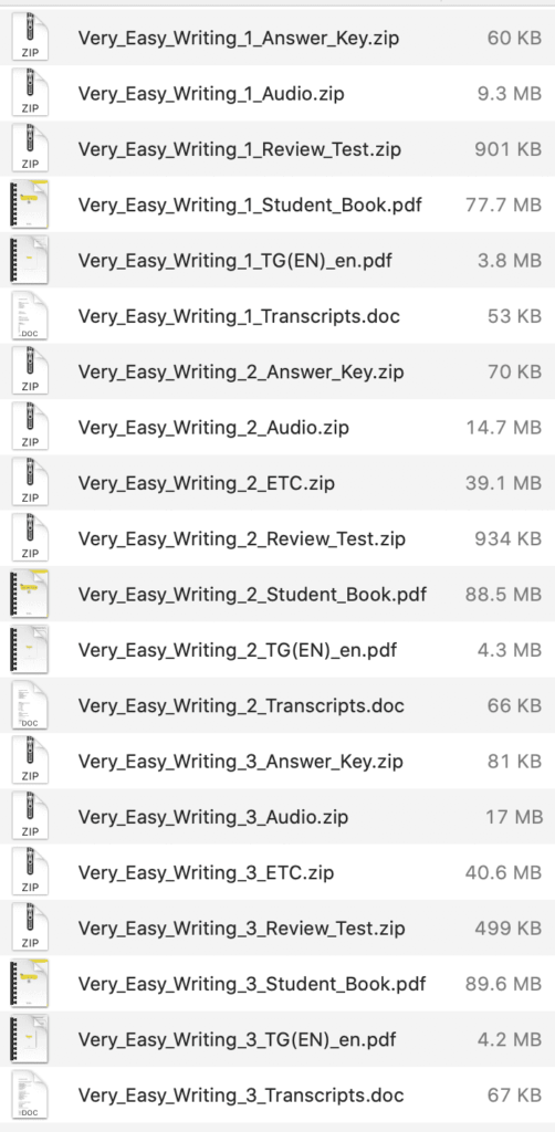 Download Compass Very Easy Writing Pdf (Pre A1)