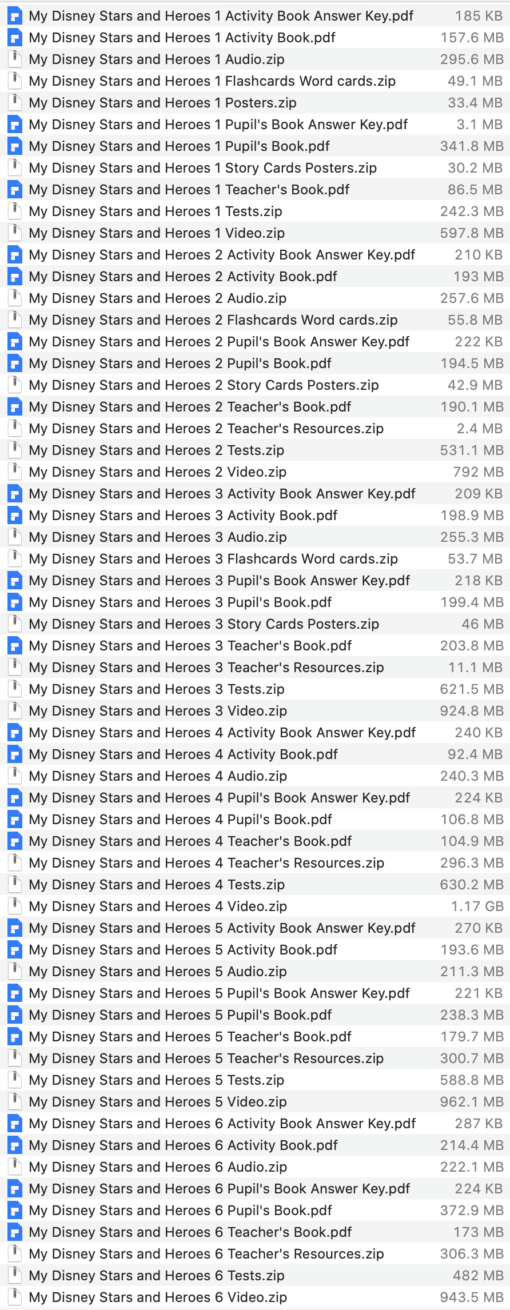 Download Pearson My Disney Stars and Heroes Pdf (A1 / A2)