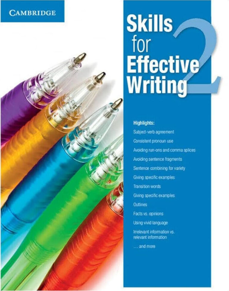 Download Skills for Effective Writing Pdf (A1 / B2)