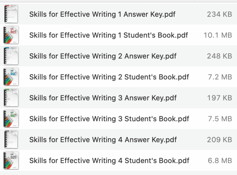 Download Skills for Effective Writing Pdf (A1 / B2)