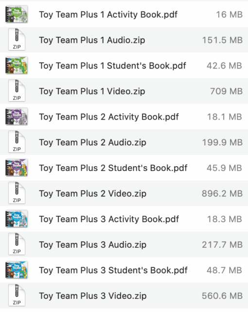 Download Oxford Toy Team Plus Pdf Resources (Pre A1)