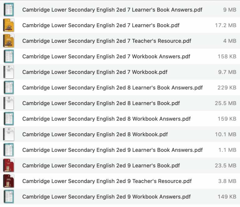 Download Cambridge Lower Secondary English 2nd Edition
